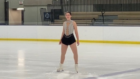 Congrats Chloe O – our newest gold medalist! – Brooklyn Figure Skating Club